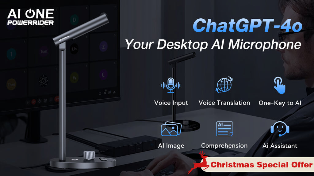 Powerrider: GPT-4o AI Mic & Command Center – BackerRock